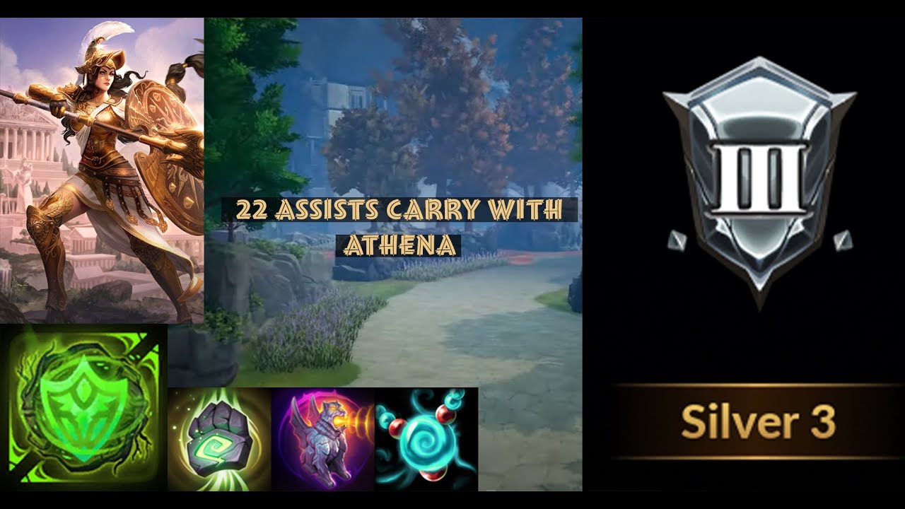 Athena Is So Strong - Smite 2 Ranked Support Athena Gameplay - YouTube