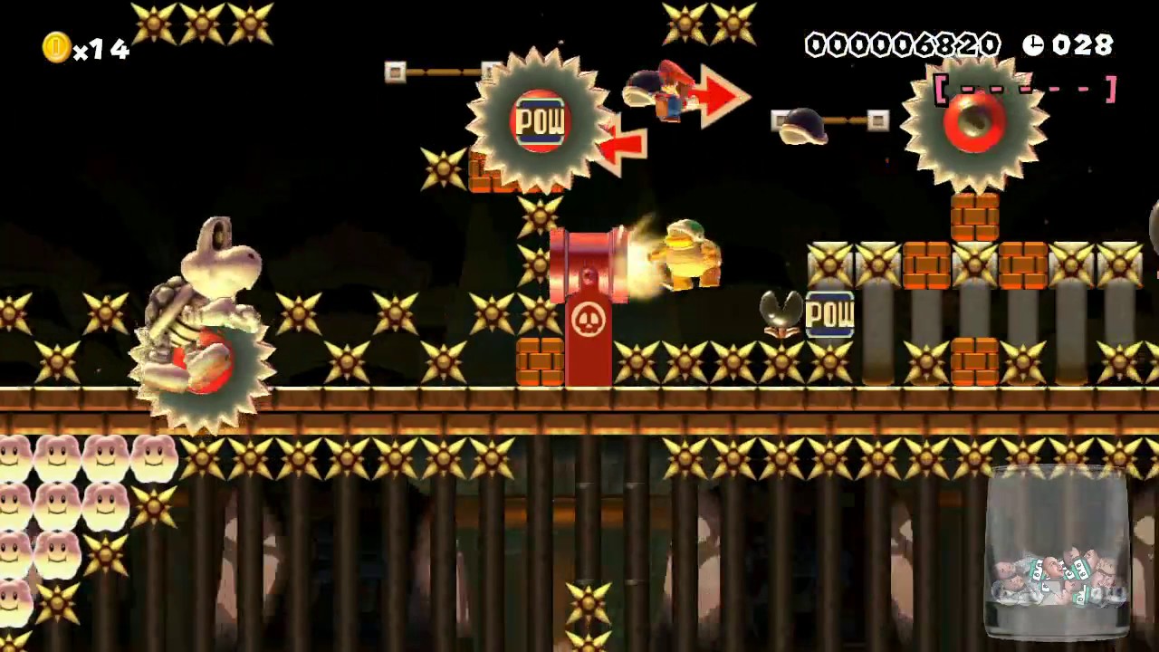 Super Mario Maker - Fight Against Smithy - YouTube