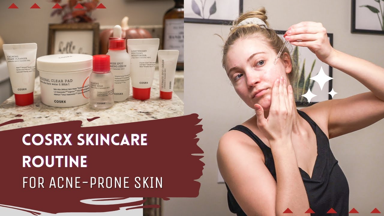 COSRX Skincare Routine For Acne-Prone Skin - YouTube