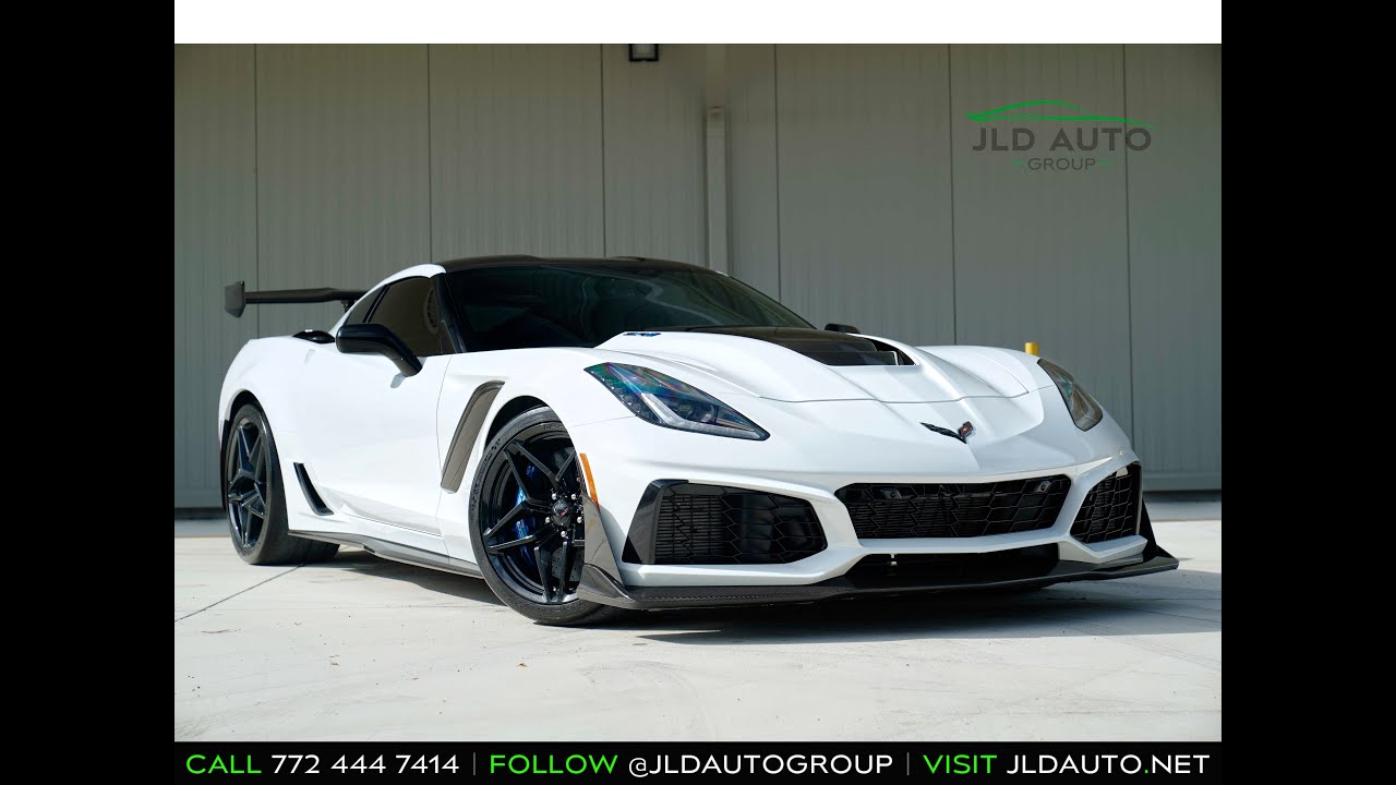 2019 CORVETTE ZR1 FOR SALE! 2,900 MILES! 3ZR! ZTK! BLUE STITCHING ...