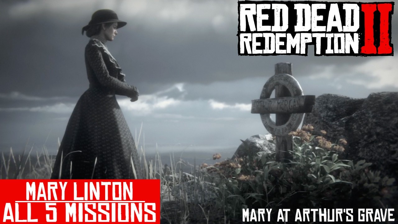 Mary Linton | Red Dead Redemption 2 | ALL 5 Missions (And Mary At ...