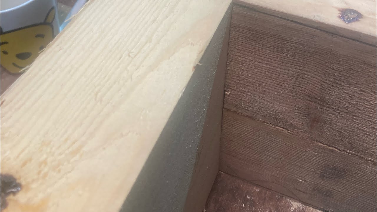 Cupped carcass timber and how to deal with it. - YouTube