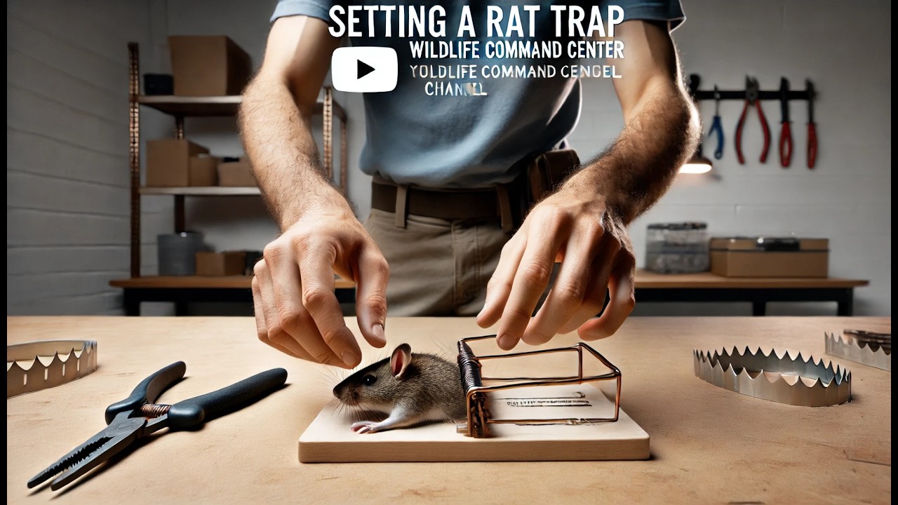 How to Set Common Rat Traps #rattrap #rats #pestcontrol - YouTube