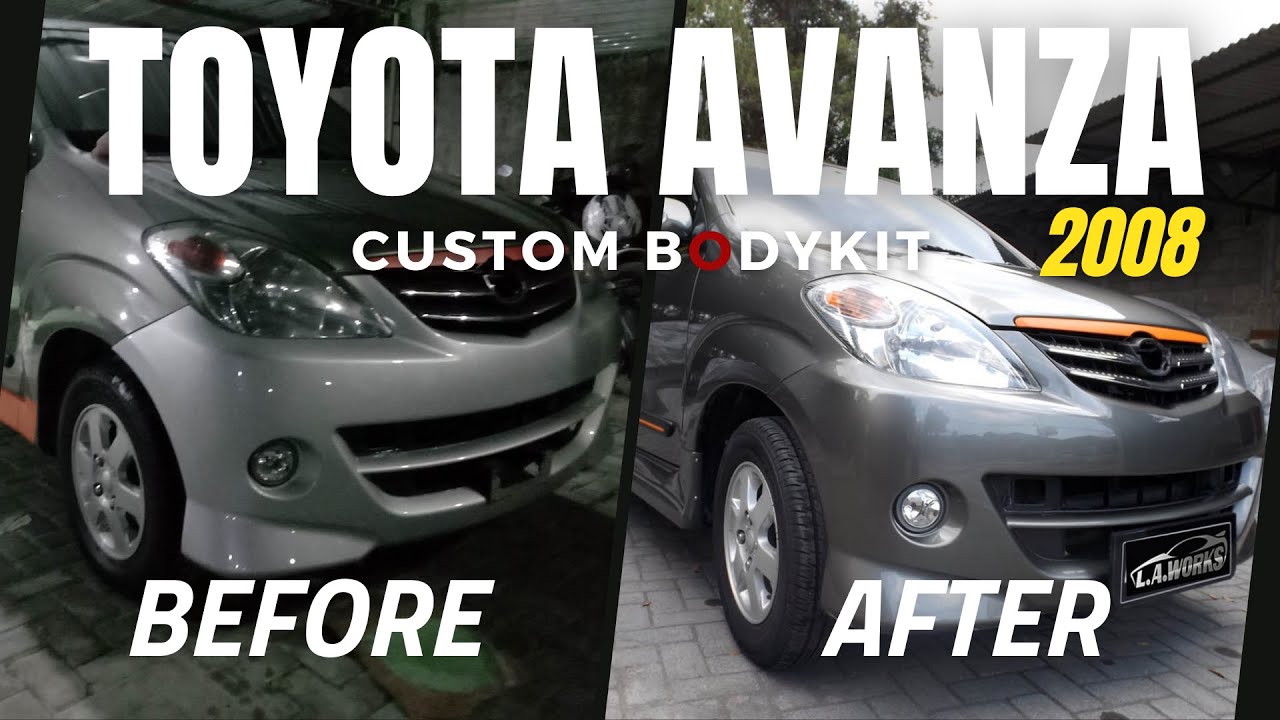 Toyota Avanza 2009 Modifikasi Custom Bodykit - YouTube