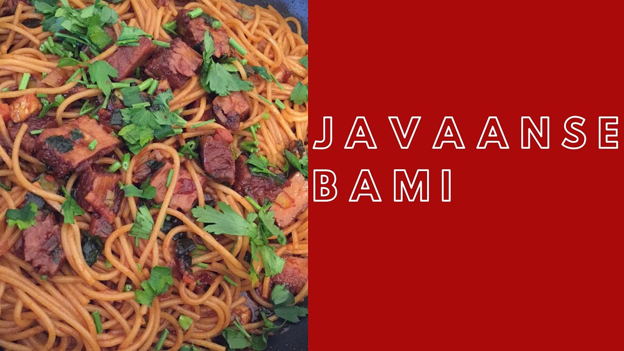 Javaanse bami met vegan kip - YouTube