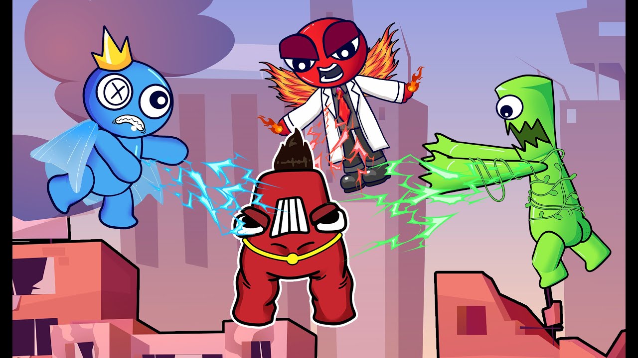 RAINBOW FRIENDS, But They're ELEMENTAL?! The Final Battle with ALPHABET ...