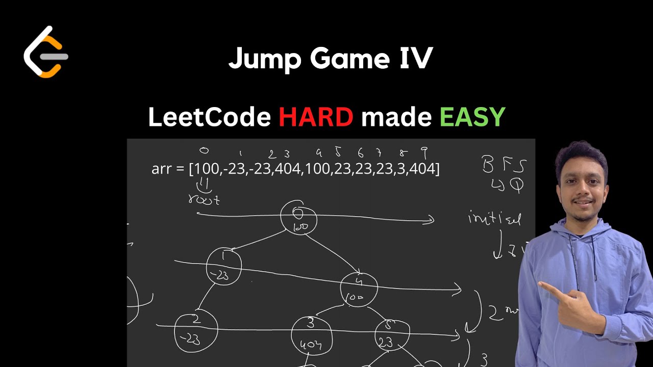 1345 Jump Game Iv Leetcode Daily Challenge Leetcode Hard Leetcode Potd Youtube