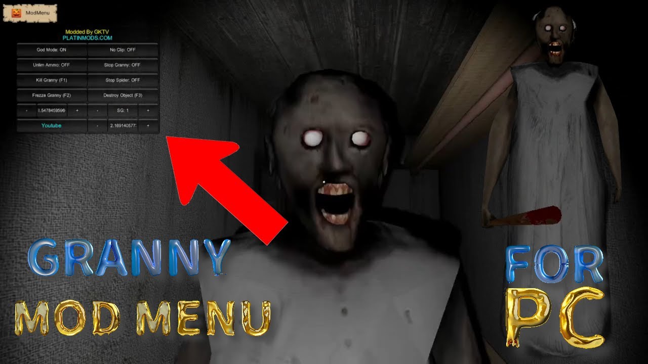 How to download and install Granny for PC for FREE whit MOD MENU - YouTube