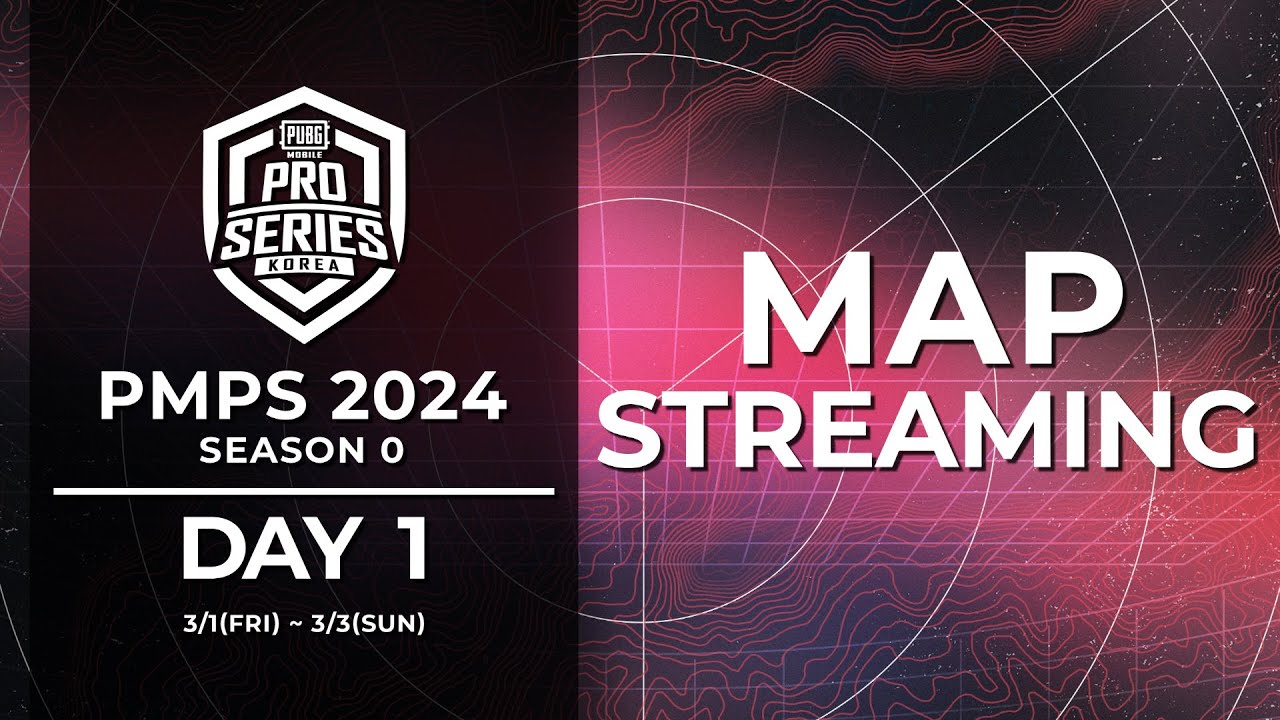 [맵방]PMPS 2024 SEASON 0 DAY 1 (03.01) l 배틀그라운드 모바일 - YouTube