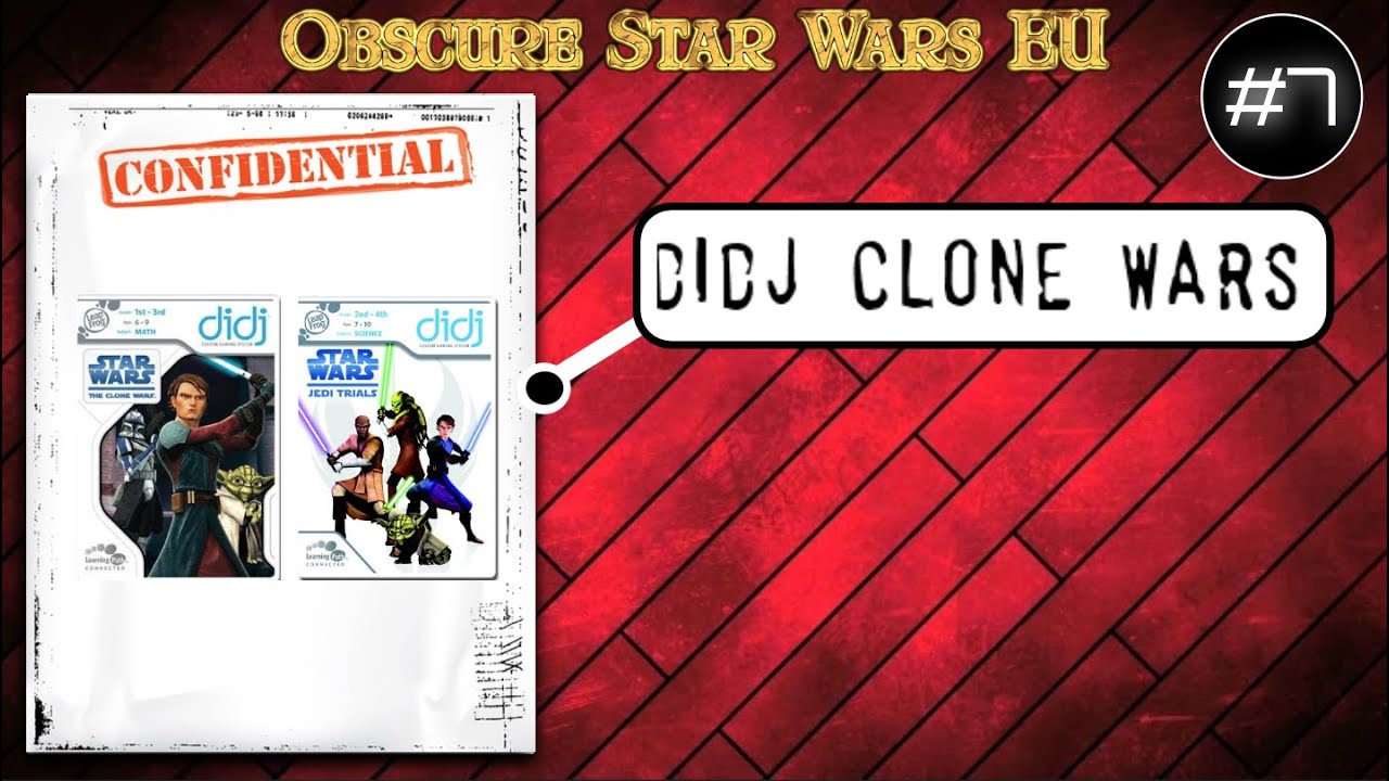 OBSCURE Star Wars EU #7: Leapfrog Didj Clone Wars Video Games! - YouTube