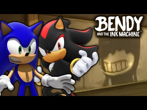 Sonic and Shadow Play Bendy and the Ink Machine - YouTube