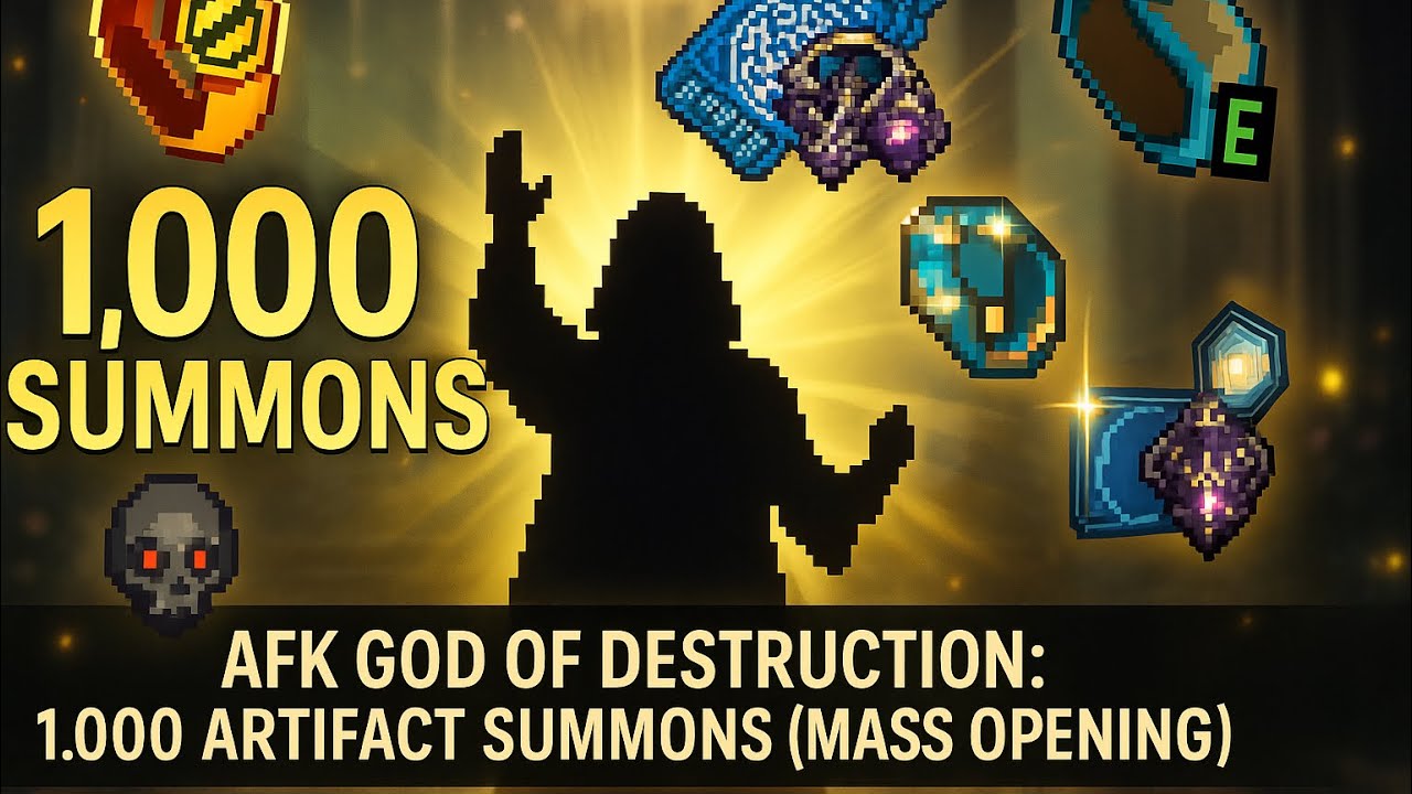AFK God of Destruction – 1,000 Artifact Summons! (Mass Opening Results ...