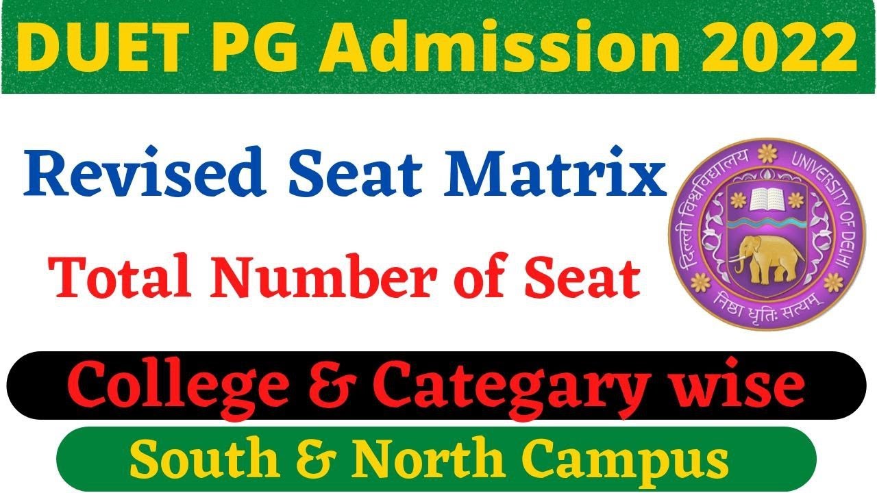 Department of Mathematics University Of Delhi|M.sc(Mathematics) Seat ...