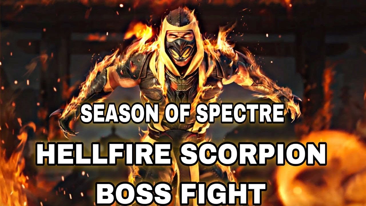 *NEW* BOSS FIGHT HELLFIRE SCORPION | DEFEAT EASY | MK1 Khaos Reigns INVASION SEASON OF SPECTRE ...