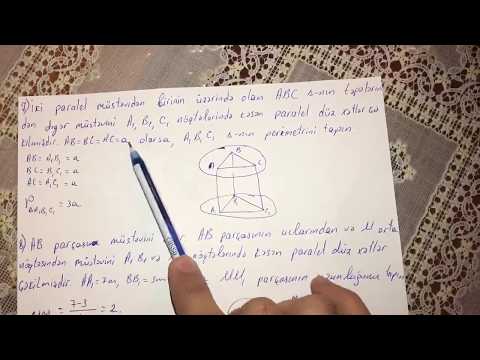 DİM 10 cu sinif . Birinci yarımil üzre yekunlaşdırıcı testler(Hendese)