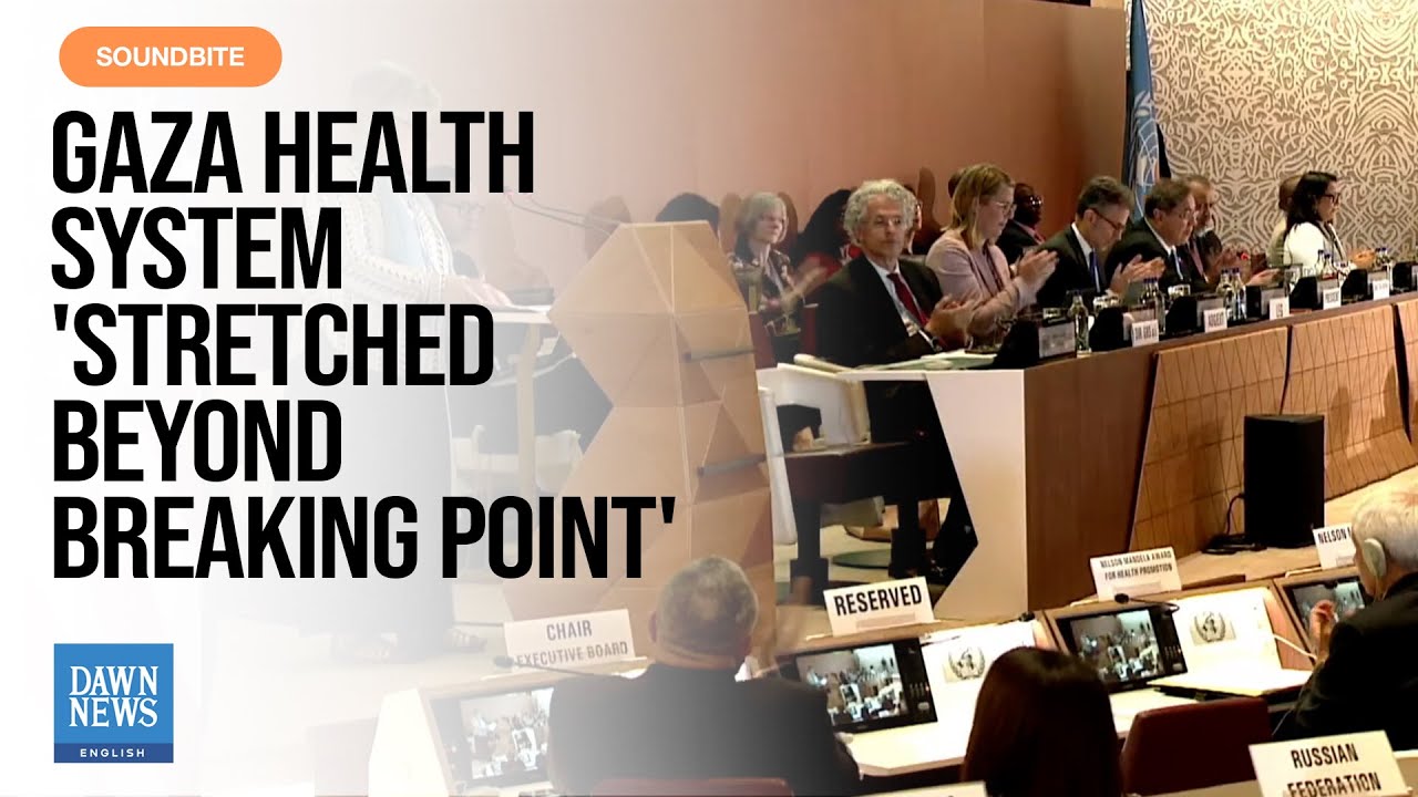 WHO Warns Gaza's Health System Is 'Stretched Beyond Breaking Point ...