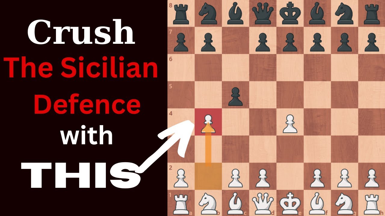 Crush the Sicilian Defence with the Wing Gambit - YouTube