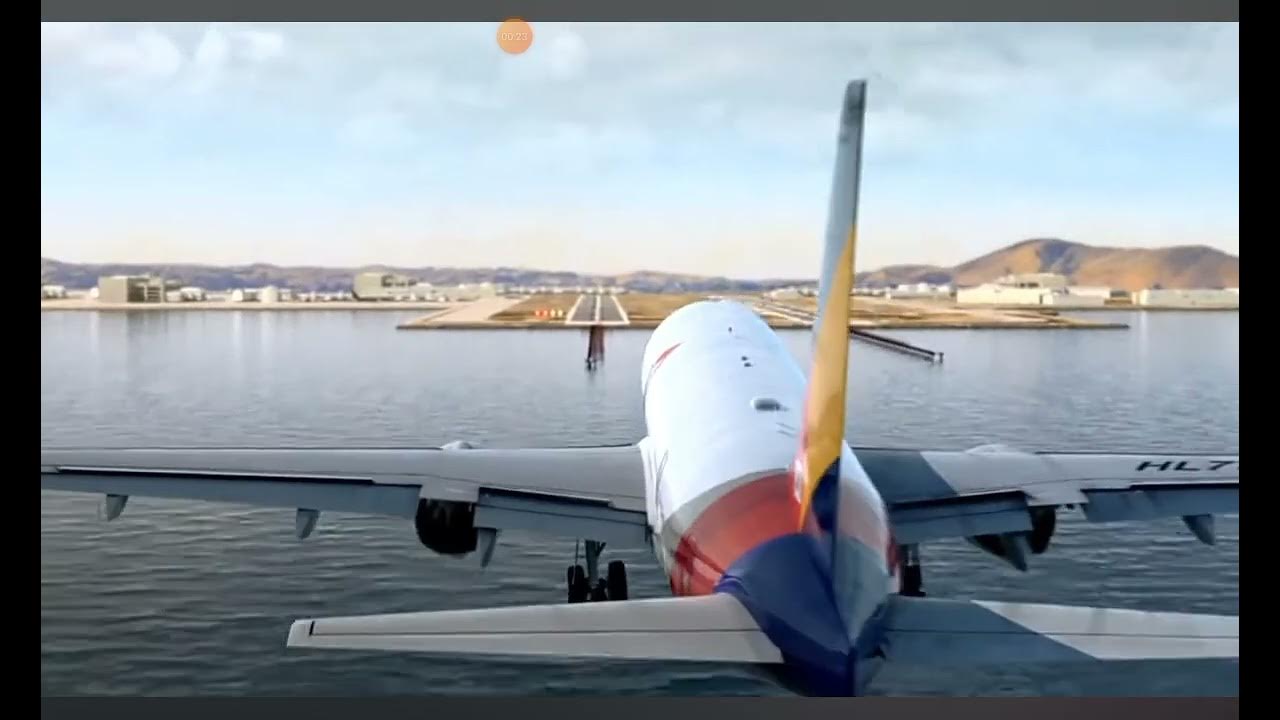 Asiana airlines flight 214-crash animation - YouTube