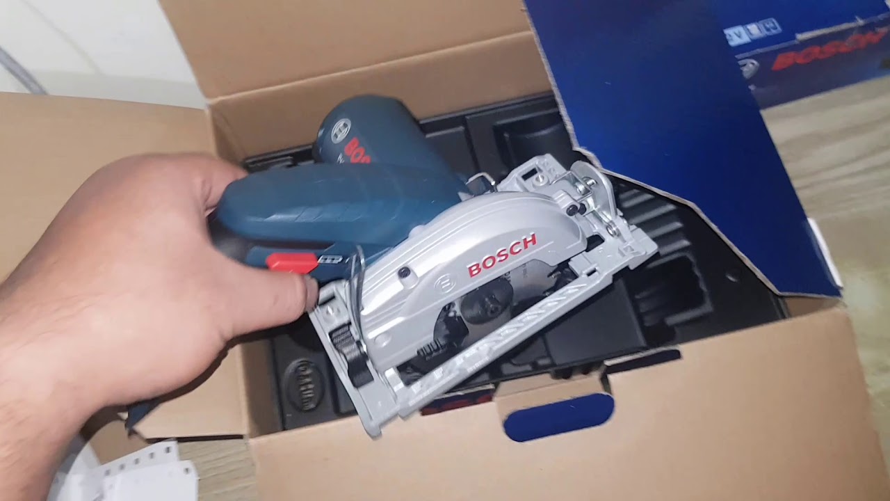 CORDLESS CIRCULAR SAW 12V - BOSCH GKS 12 V-LI FULL SET - YouTube