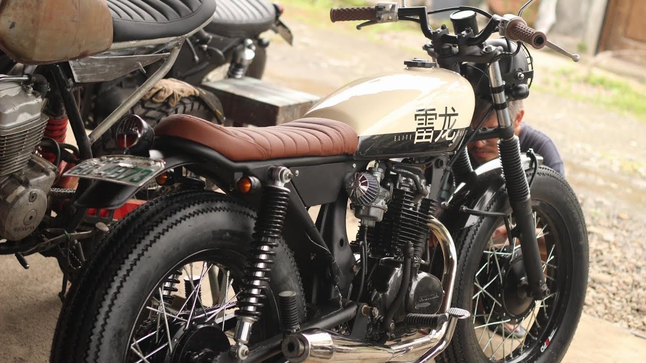 TMX 155 PLATINO “BRATSTYLE” build by Elite Customs - YouTube