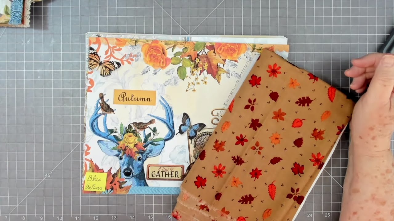 CRAFT WITH ME ~ FALL EPHEMERA USING BEAUTIFUL FALL DIGITALS - YouTube