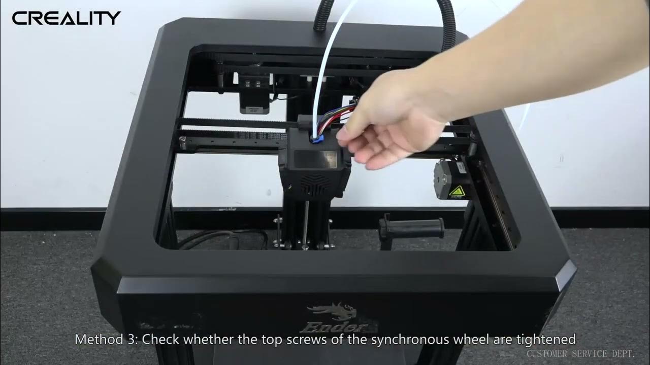 Service tutorial Ender - 7 layer shifting debugging - YouTube