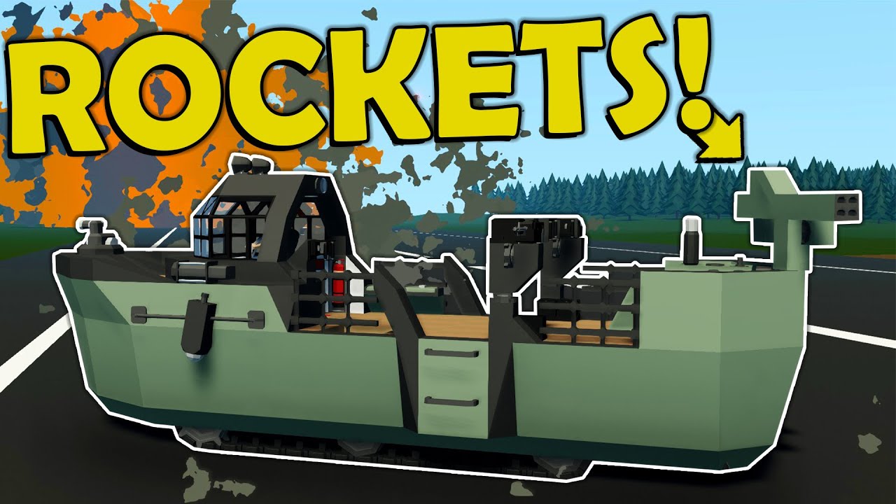Rocket Launchers ADDED! - Amphibious Vehicle Build - Stormworks Build ...