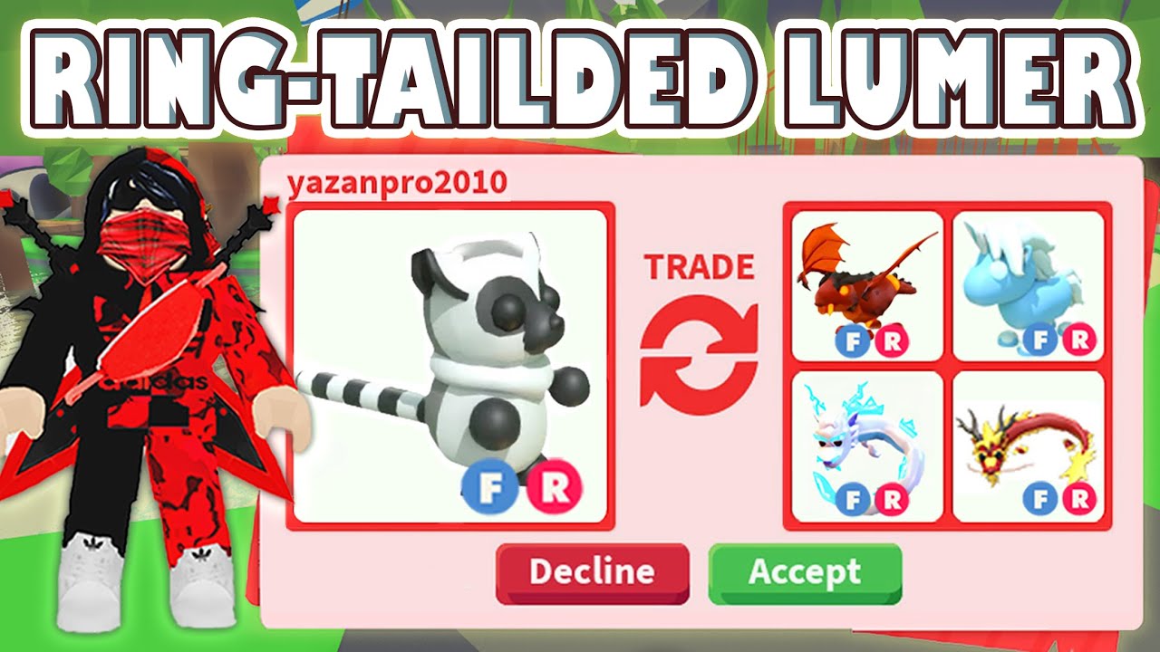 I TRADED *NEW* RING-TAILED LEMUR 😱🔥 IN NEW ADOPT ME JUNGLE UPDATE WEEK ...