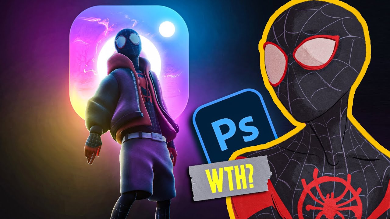 Spiderman Into The Instagram ! | Easy Photoshop Tutorial - YouTube