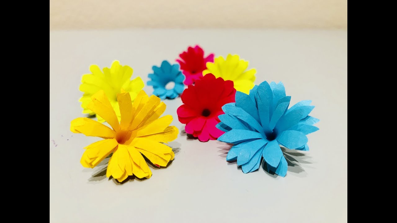 How To Make Paper Flowers With Sticky Notes YouTube how-to-make-paper-flowers-with-sticky-notes-youtube