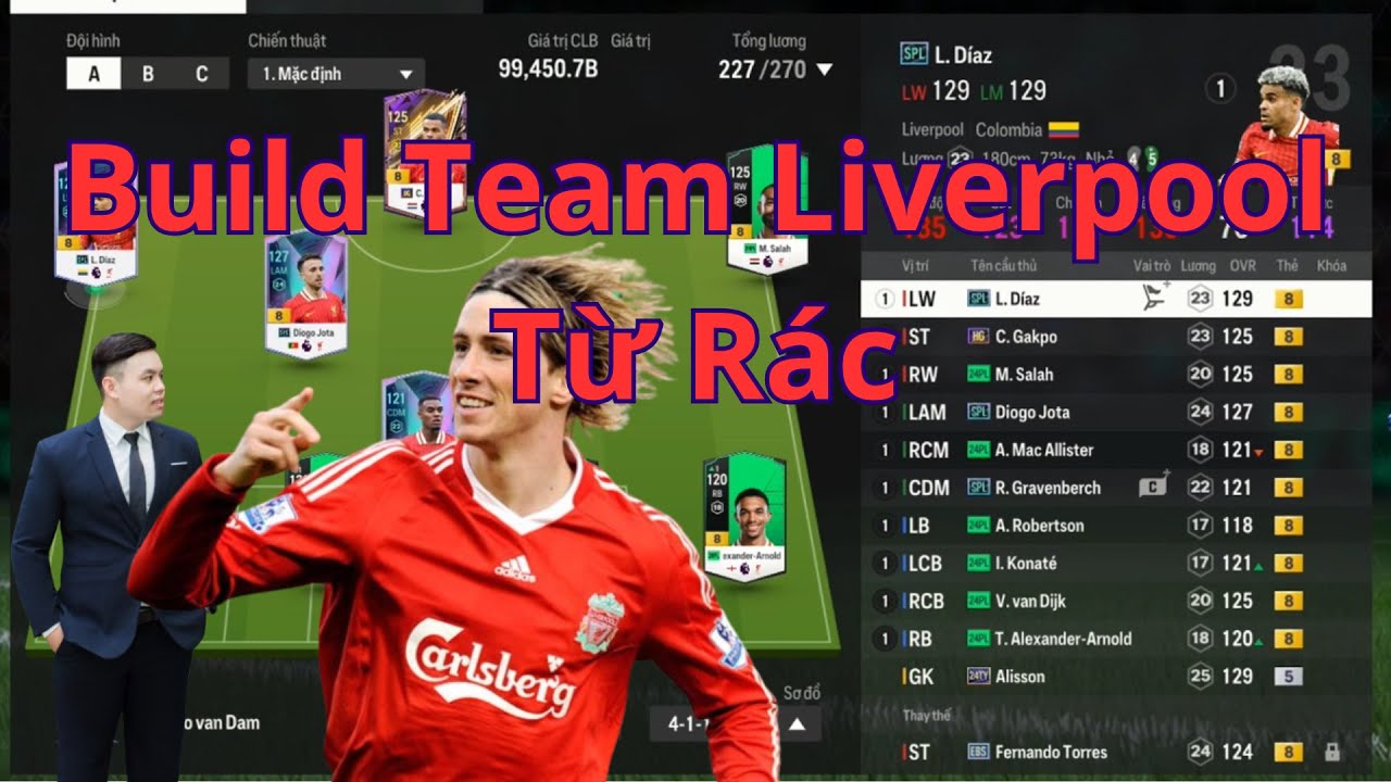 Tam Build Team Liverpool Từ Rác | Tam FC Online - YouTube
