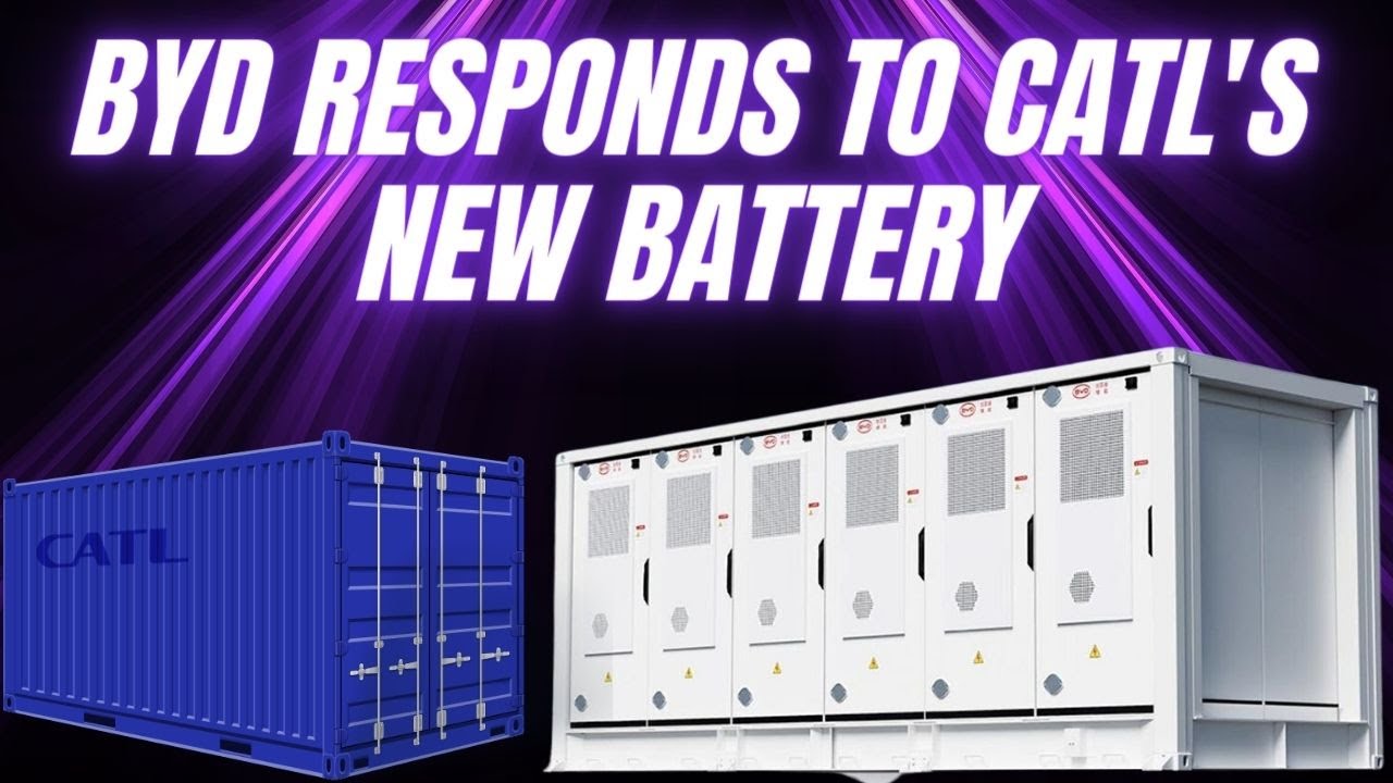 BYD respond to CATL's new battery with MEGApack Blade battery boost - YouTube