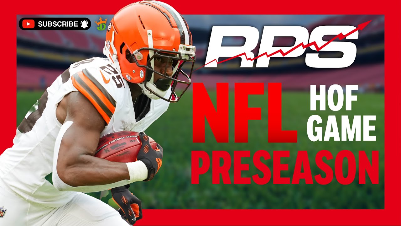 NFL DFS Strategies, Picks, Advice | HOF GAME PRESEASON | 8/1 - NFL ...