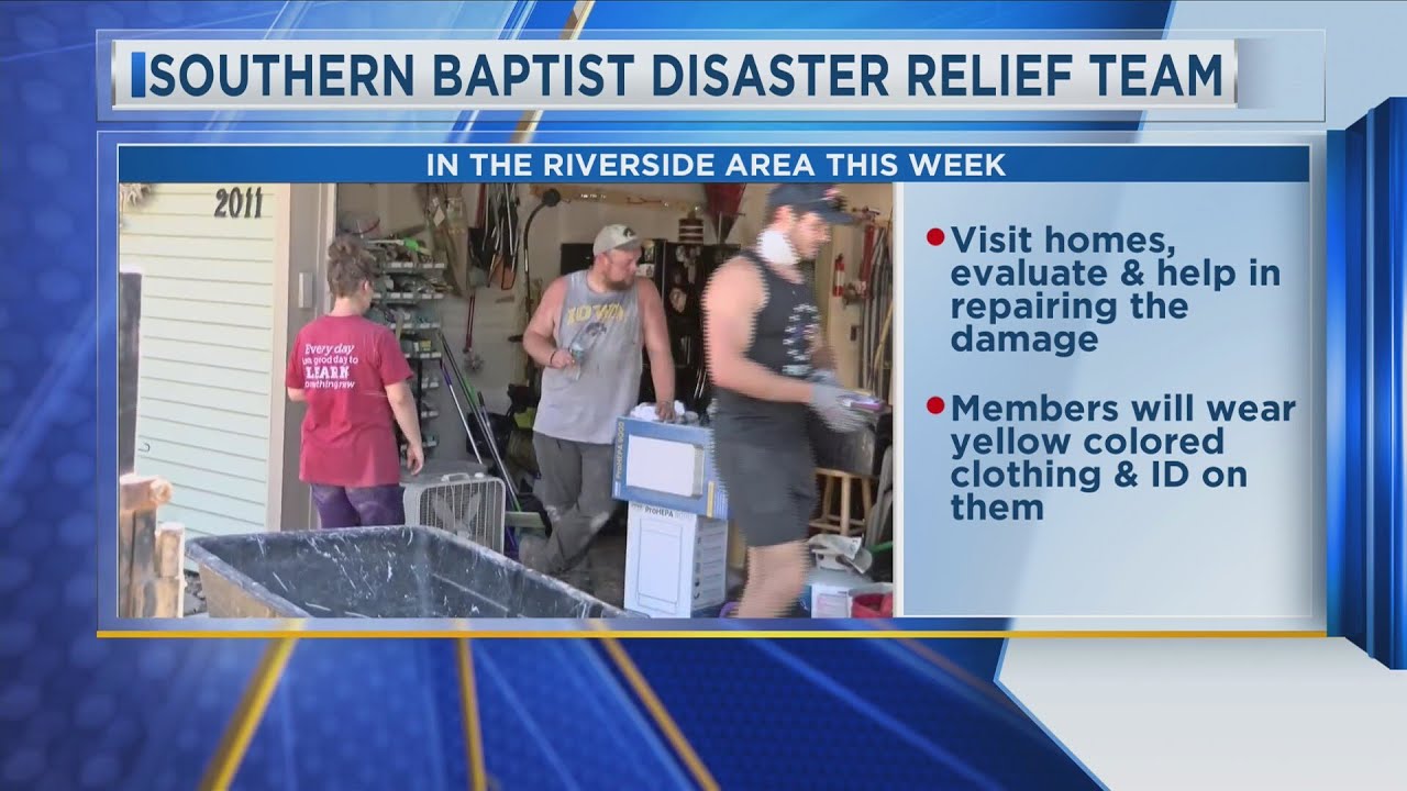 Southern Baptist Disaster Relief Team In Riverside - YouTube