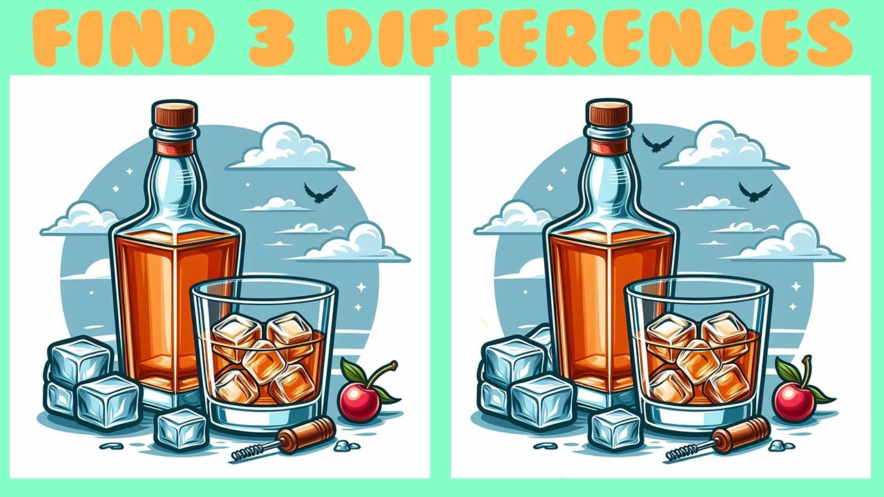 99% can't find differences!! | Find 3 Differences between two pictures ...