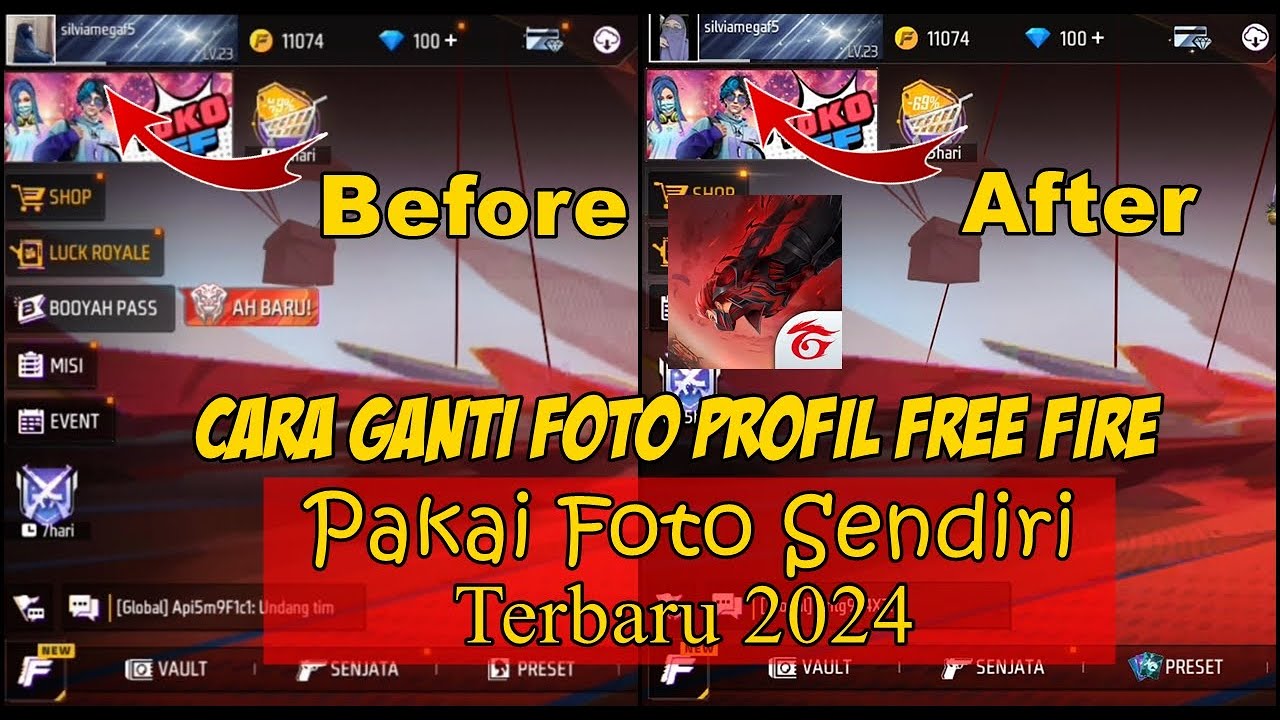 Cara Mengganti Foto Profil Free Fire Pakai Foto Sendiri Terbaru 2024 ...