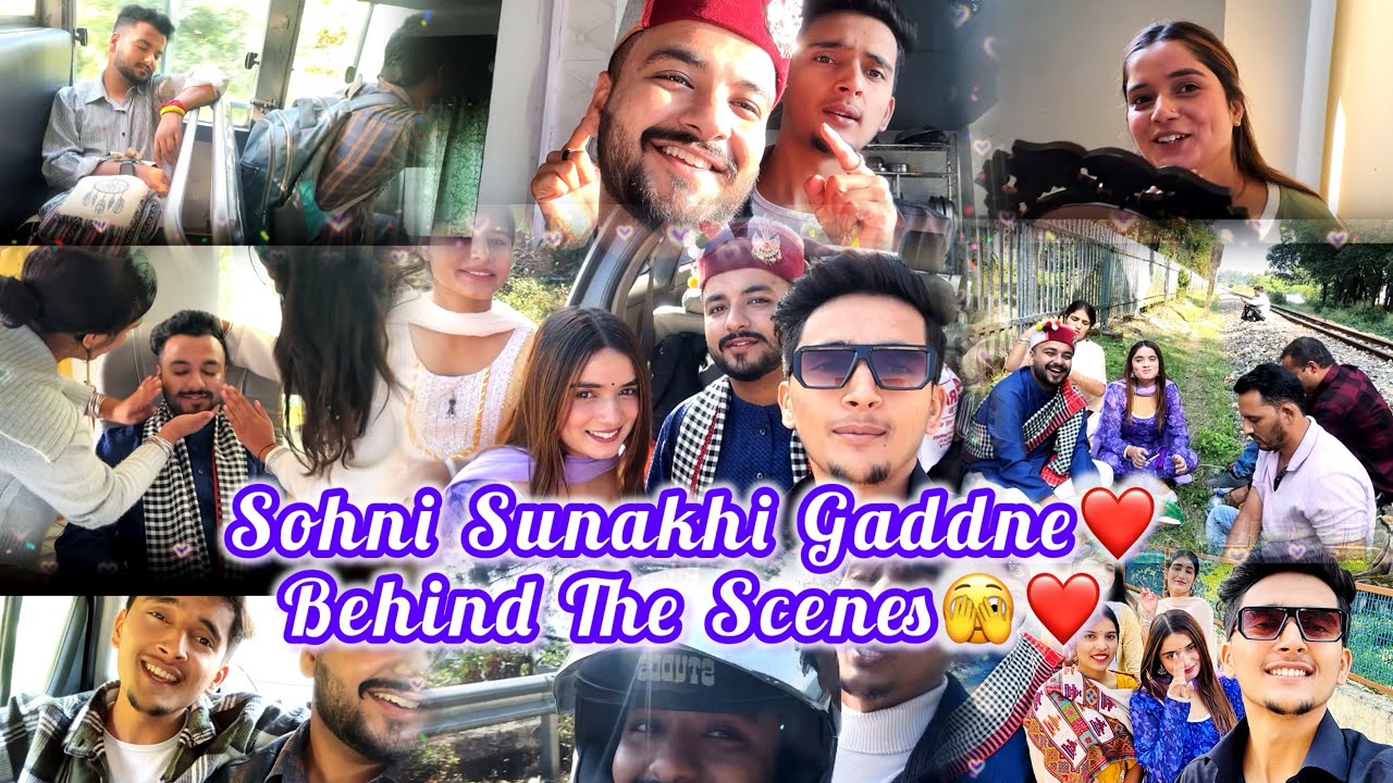 Behind The Scenes || Sohni Sunakhi Gaddne || Saurav Dhiman || Gaddiyali ...