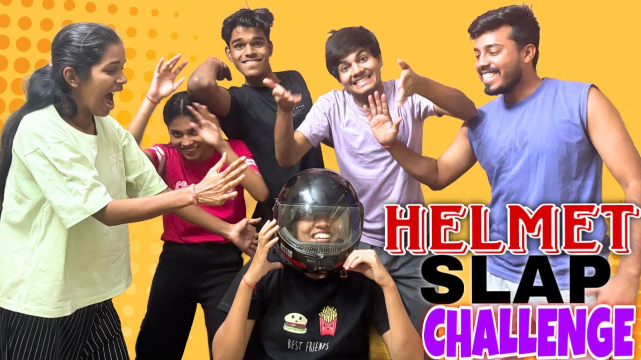 The Helmet Game😂 // Guess The Slap Challenge - YouTube