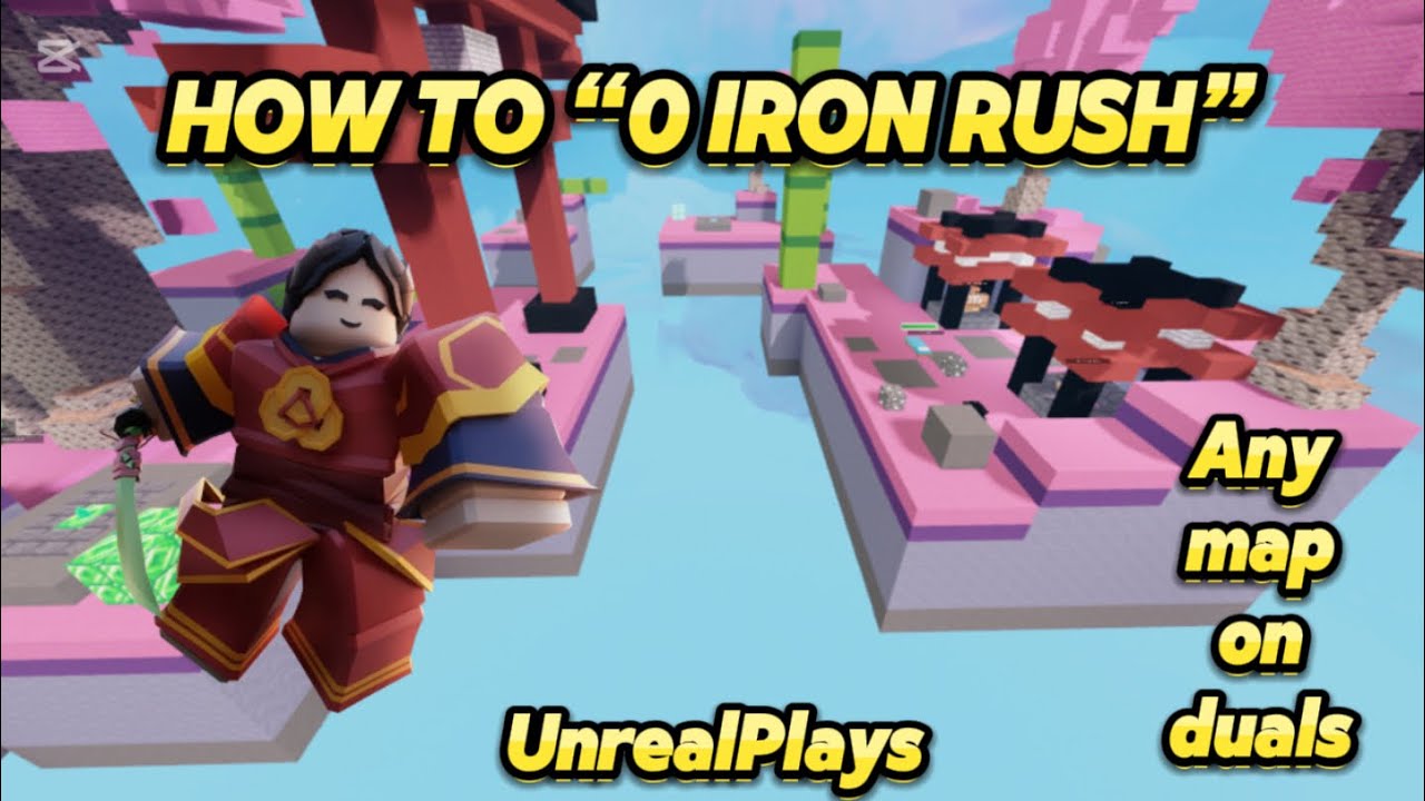 How to “0 iron rush” with Yuzi (Roblox Bedwars) - YouTube