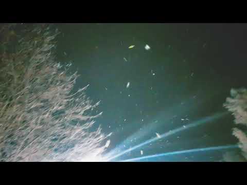 Qarlı Gecə Mənzərəsi. Status videosu 😍