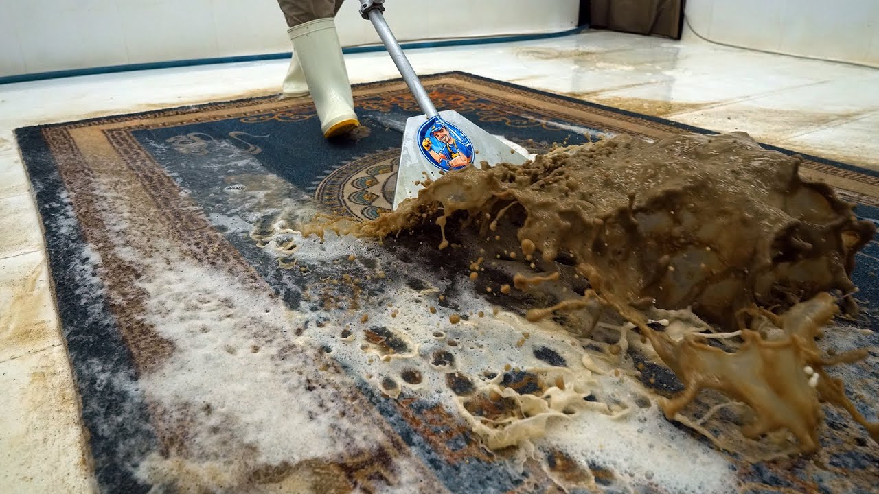 Unbelievable Mud Explosion! Carpet Cleaning Has Never Been This ...