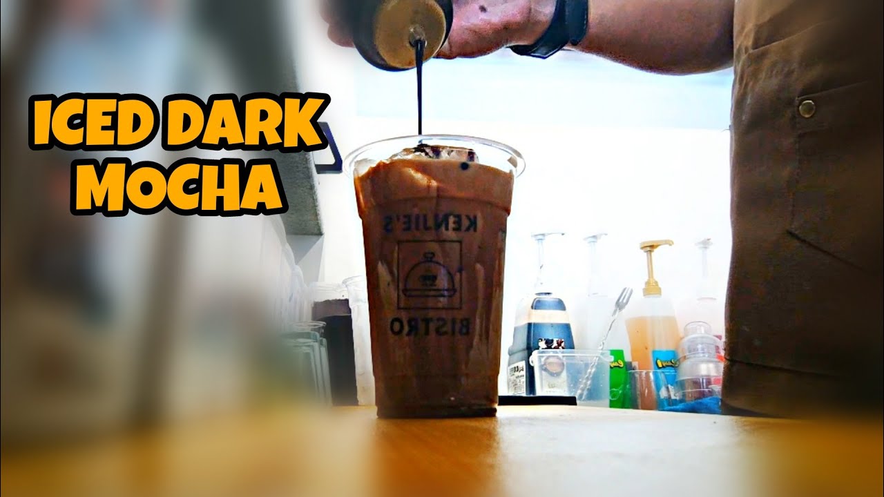 How to make Iced Dark Mocha | Watch till end... - YouTube
