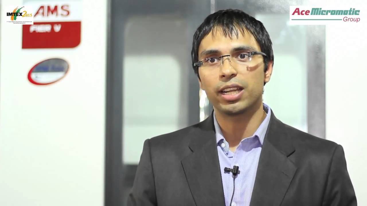 Dr. Vishwas R Puttige At Ace Micromatic IMTEX 2015 - YouTube