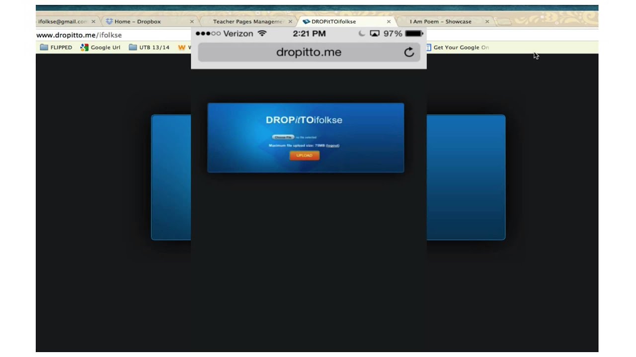 DROPBOX Part II: Getting Student Work to Teachers - YouTube