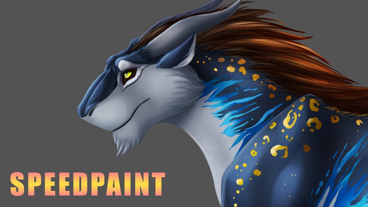 FELKIN or FURRED DRAGON (Speedpaint) - YouTube