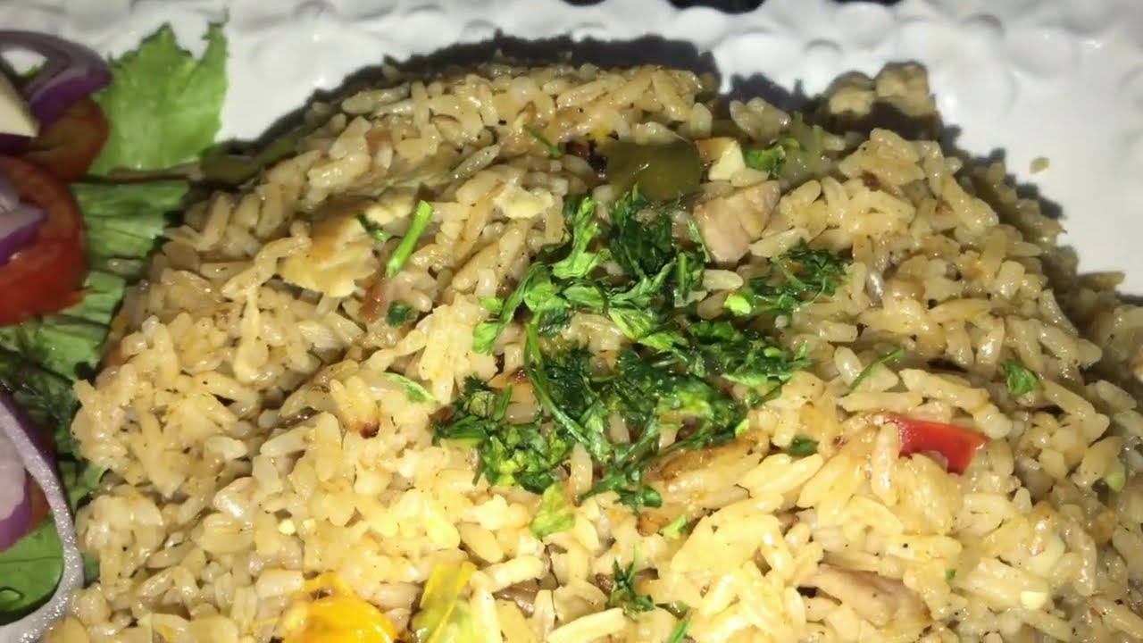 Arroz Con Pollo, Vegetales Y Coco Estilo Ghana - YouTube