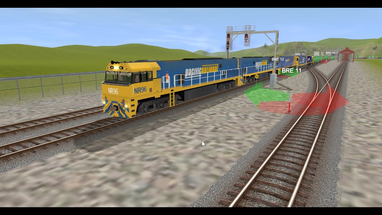 Trainz A New Era - Chasing Pacific National Mixed Freight Train In ...