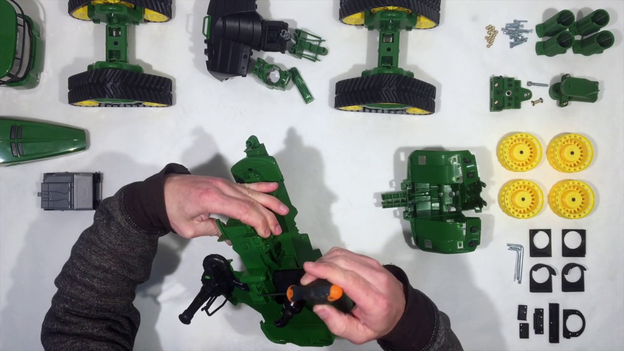 John Deere 9620 rx Bruder Kit Conversion Set Up #1 - YouTube