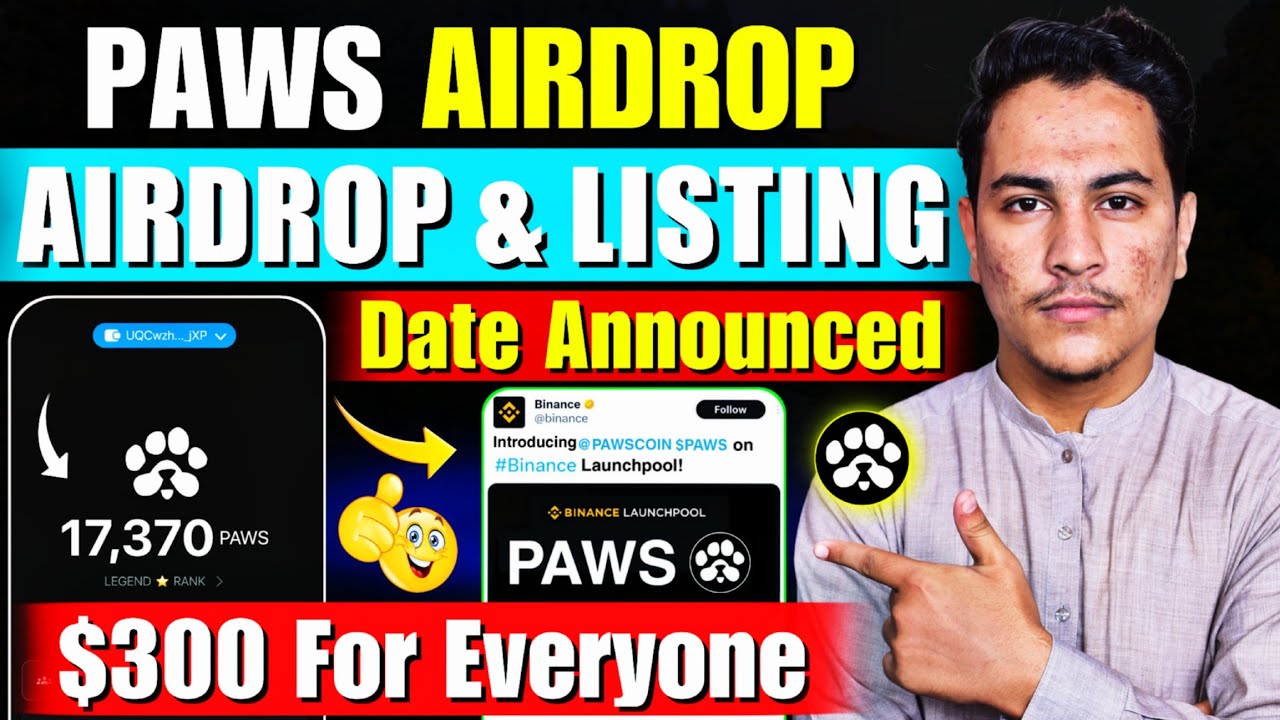 PAWS Airdrop & Listing Date Confirmed | Paws Airdrop New Update | Paws ...