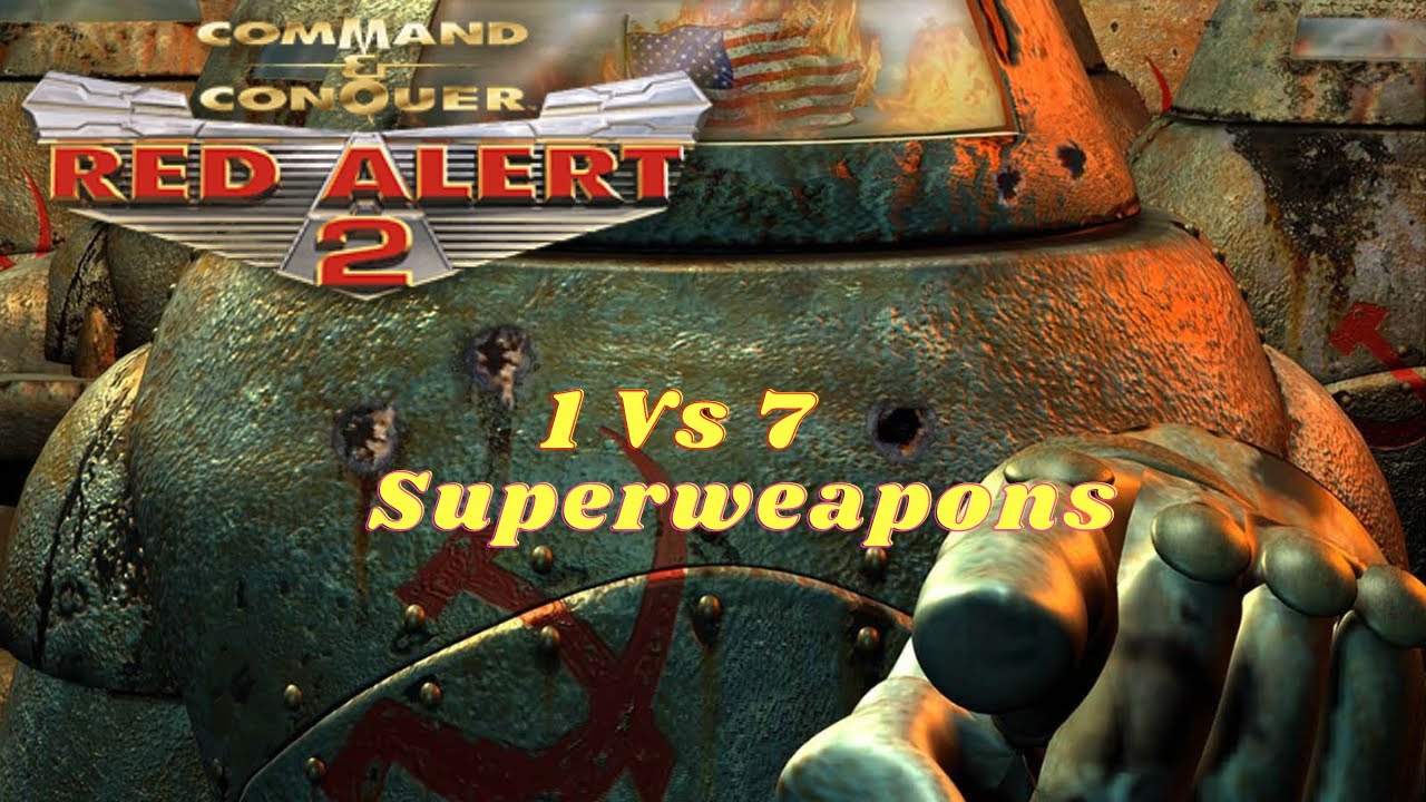 Red Alert 2 | 1 Vs 7 Brutal Enemy | Superweapons | #45 - YouTube